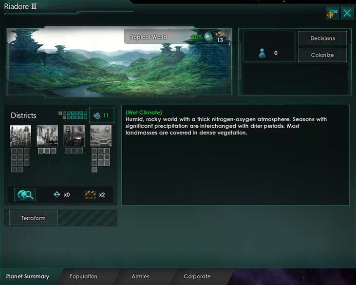 行星界面 - 群星百科